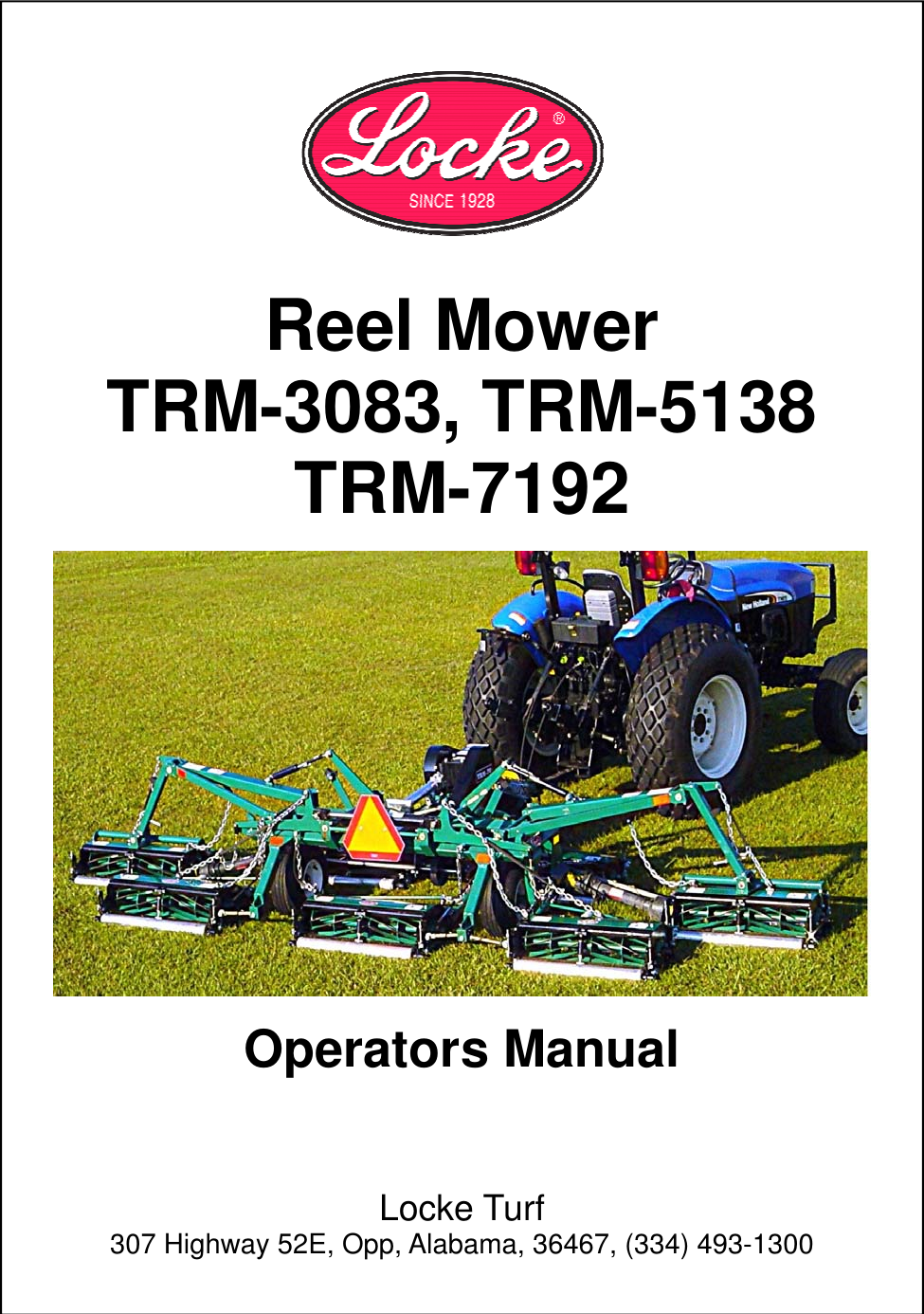 TRM Operator's Manual !! Series Operator
