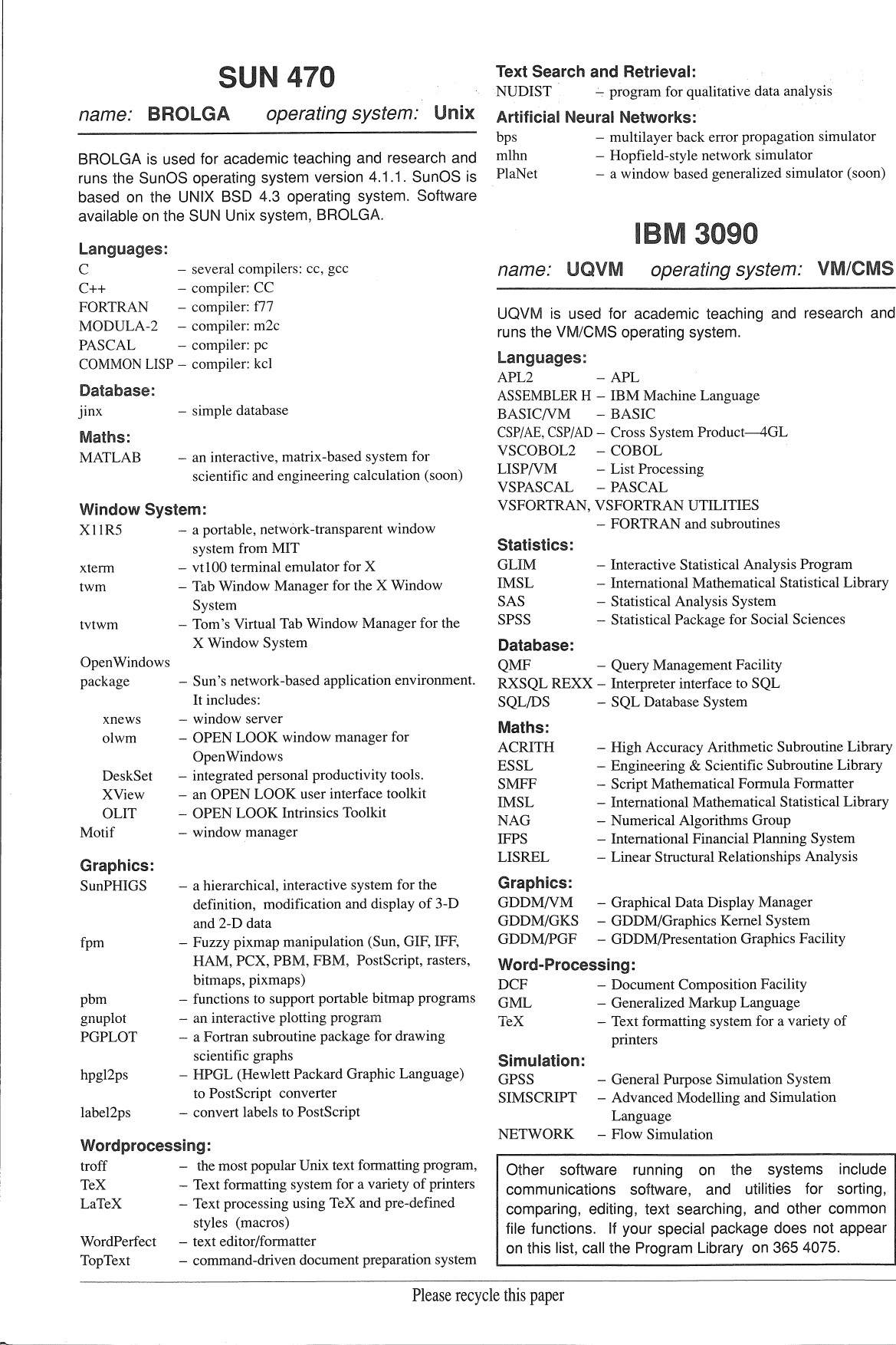 The Prentice Bulletin Number 27, November 1991