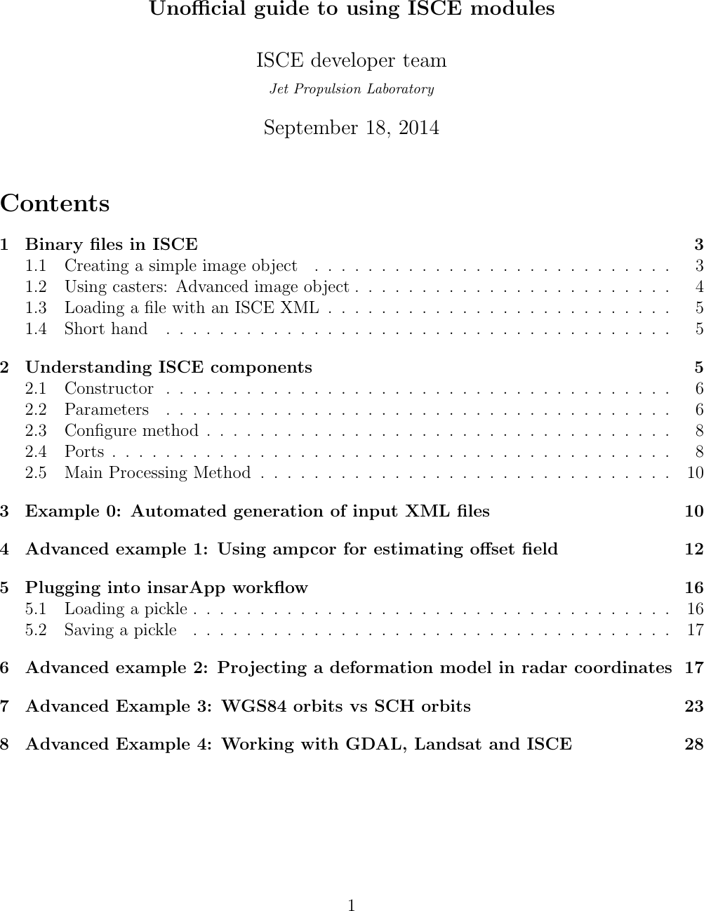 Unofficial ISCE Guide