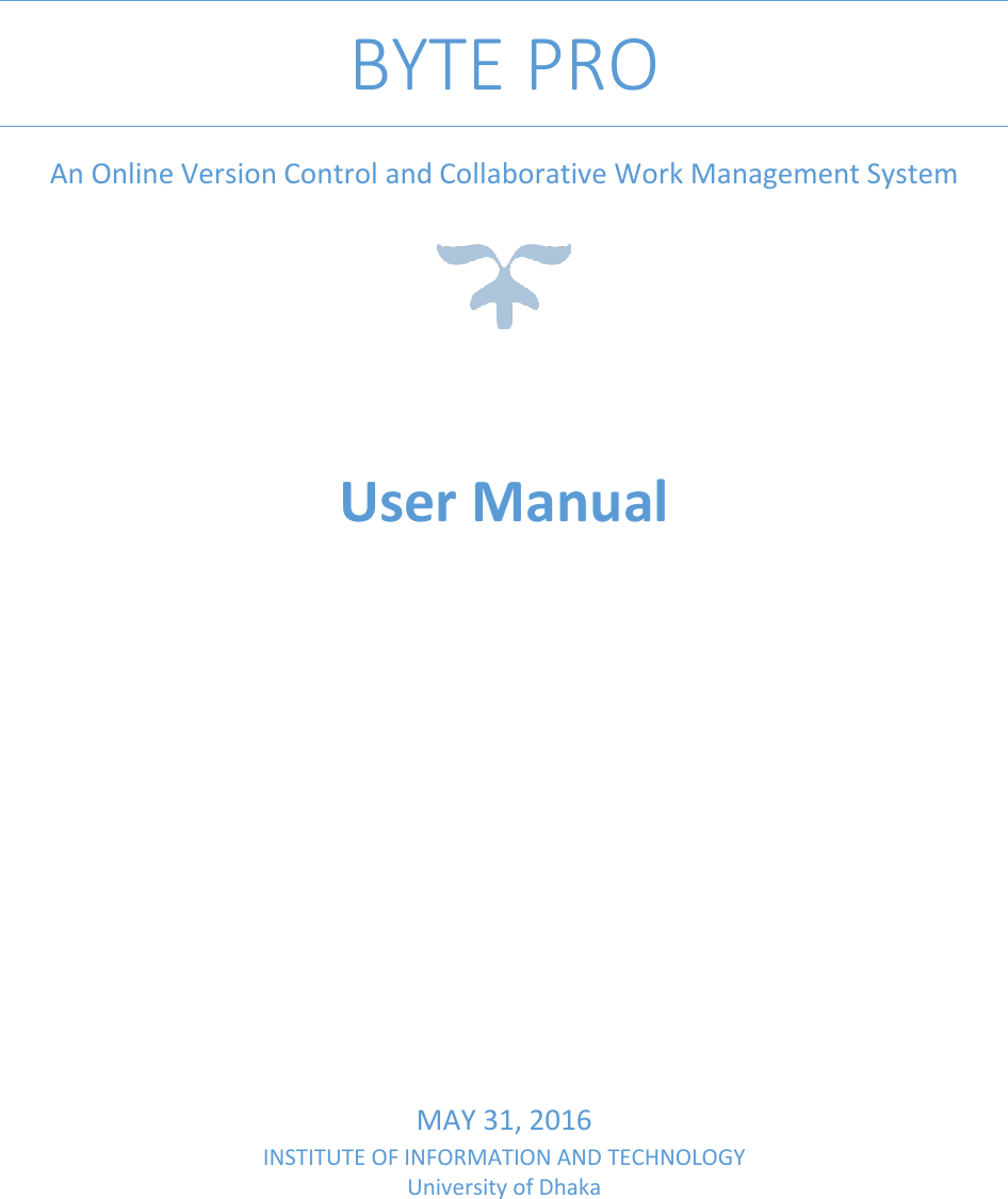 Byte Pro User Manual