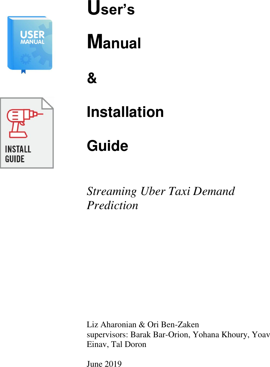 User's Manual User And Installation Guide