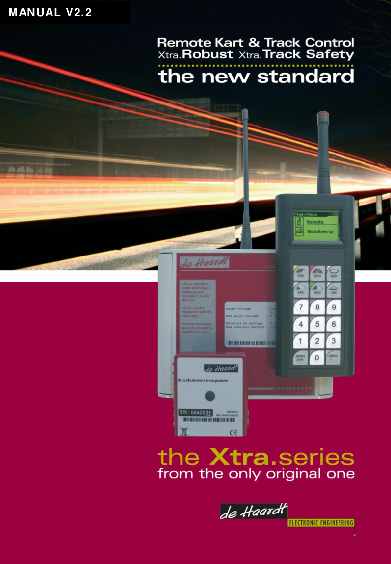 Manual Xtra.Remote Kart And Track Control System User Xtra.Safety ...