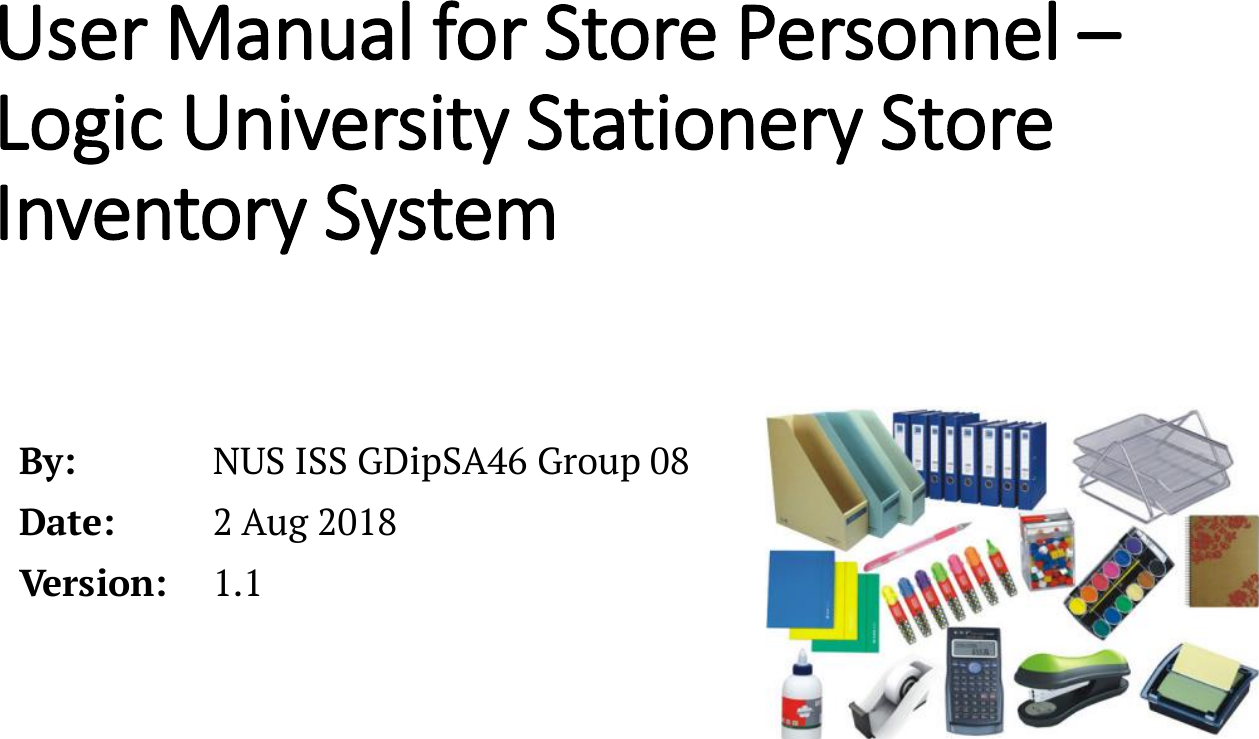 UI Prototype Esther’s User Manual(Clerk,Supervisor,Manager)