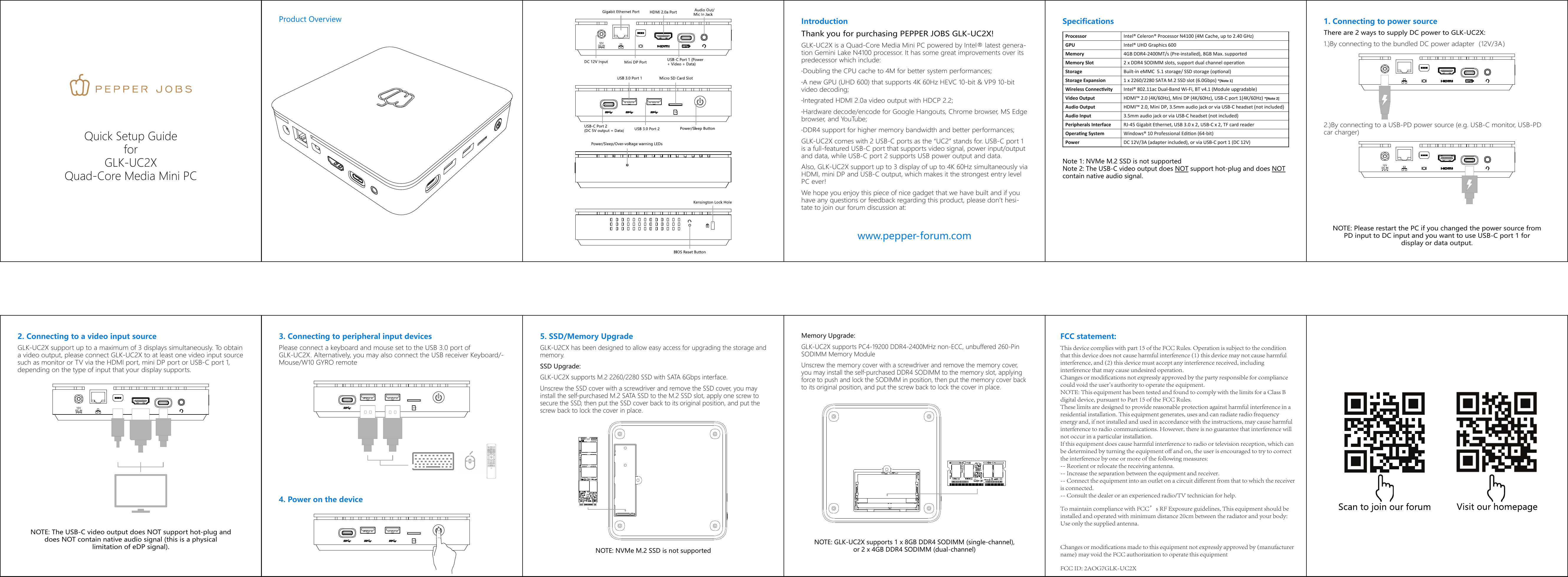 MINI PC 说明书 Users Manual 4127857