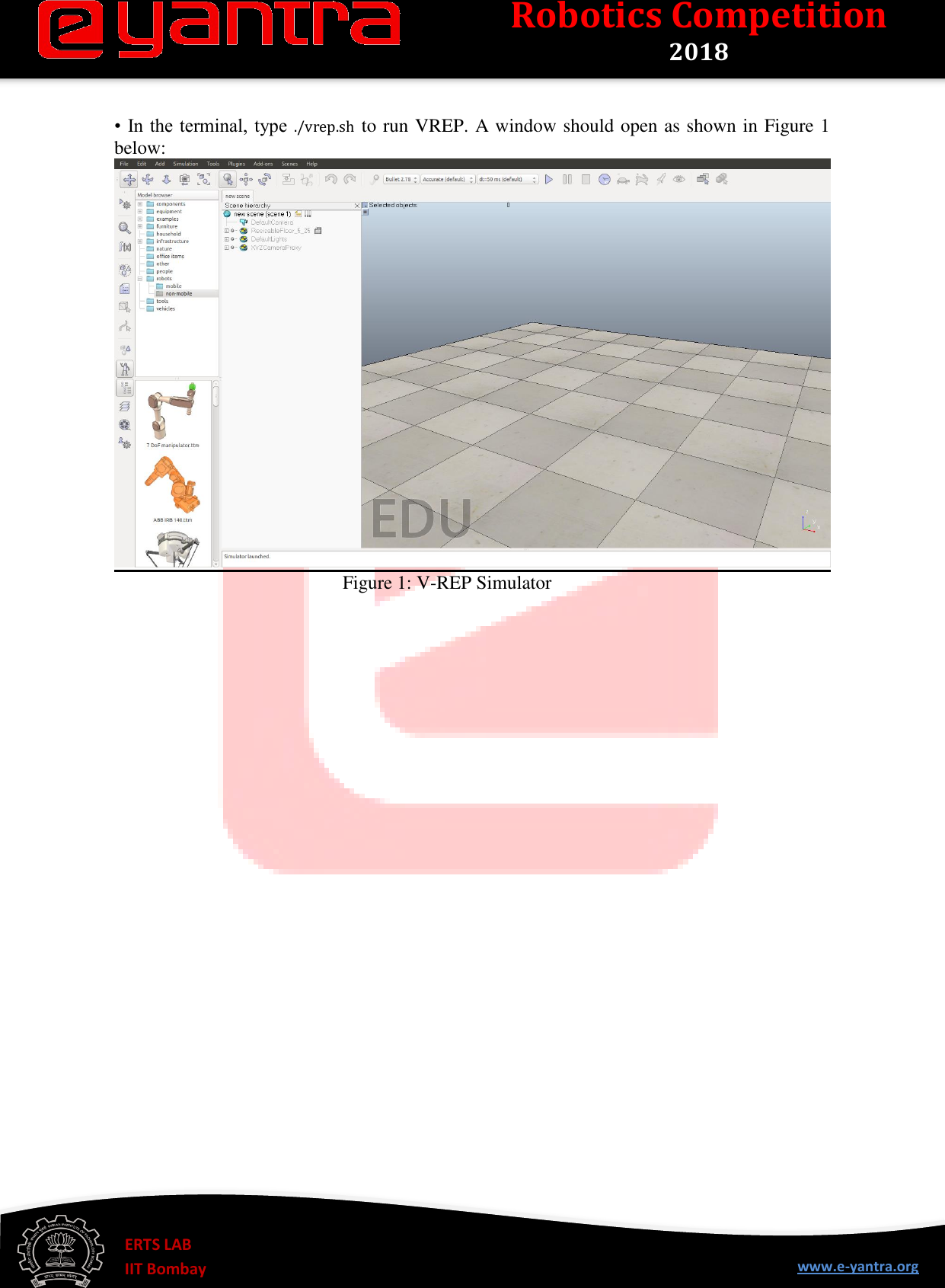 V REP Installation Instructions