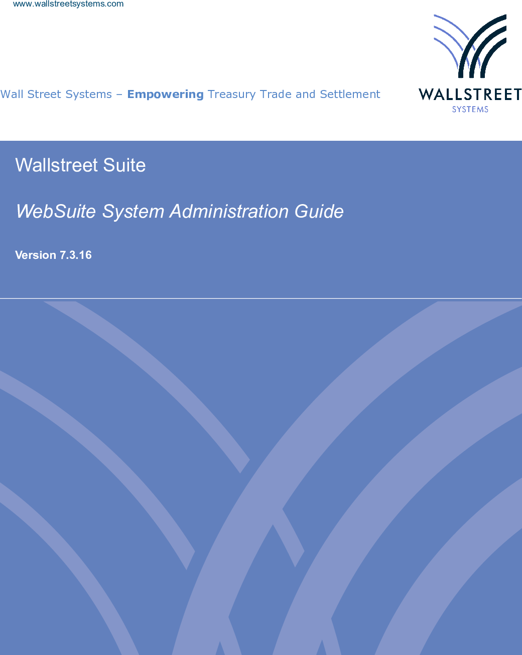 WebSuite System Administration Guide Admin