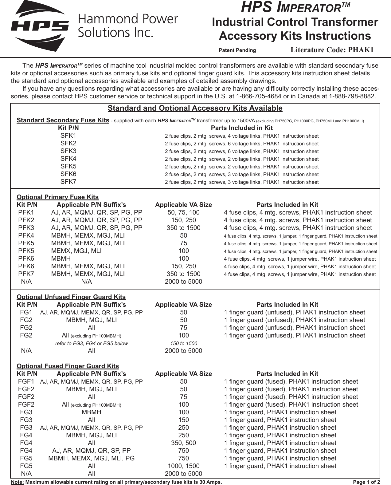 hps imperator mc - Hammond Power Solutions - Anciens Et Réunions
