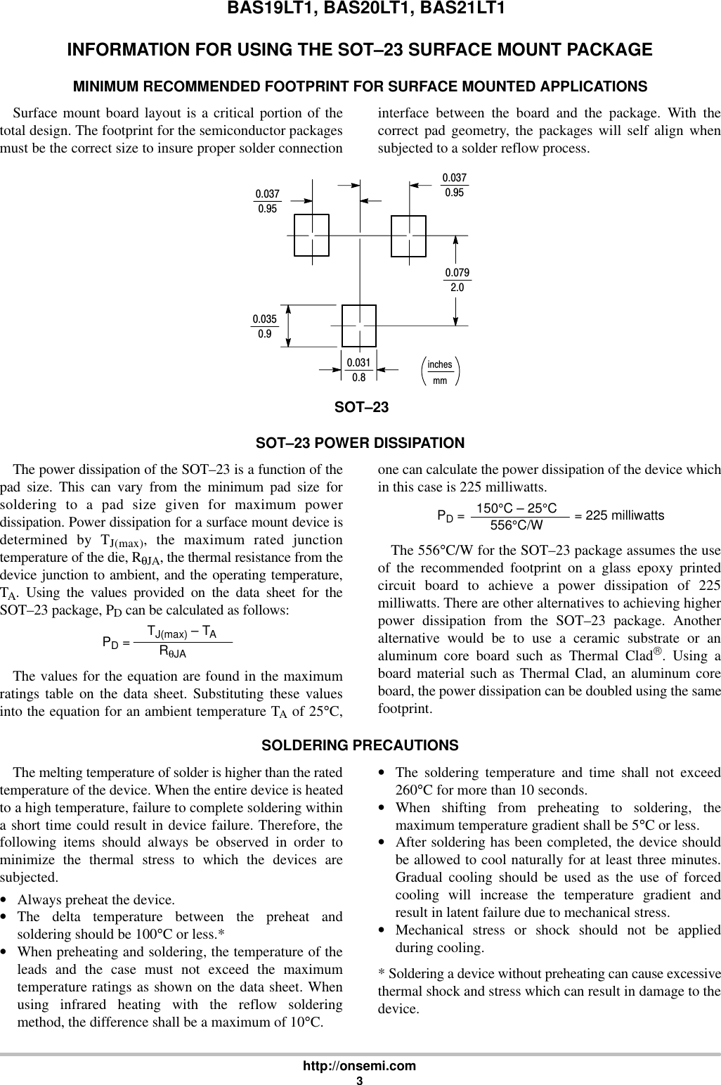 BAS19LT1, BAS20LT1, BAS21LT1 Datasheet. Www.s manuals.com. Bas19lt ...