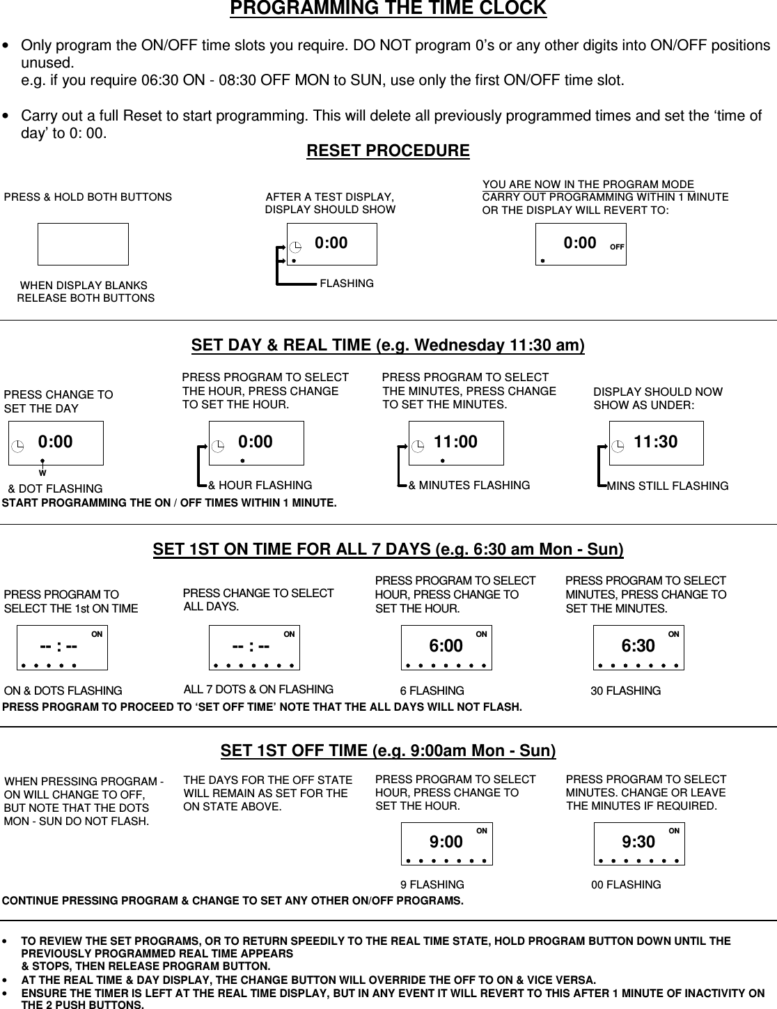 1 Bpt tradesman timer tt2 instructions