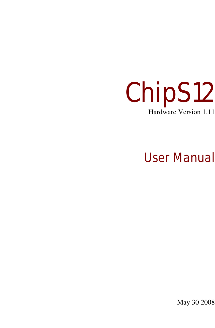 Chips12 V1.11 Manual EN Chips12v111