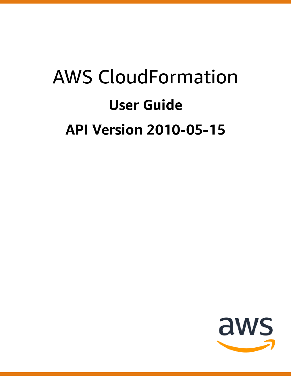 aws cloudformation tutorial pdf