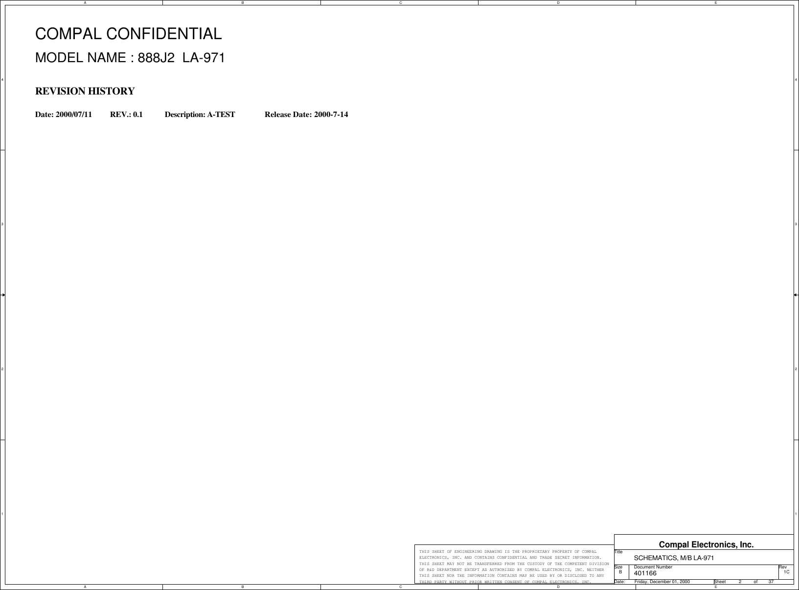 Compal LA 971 Schematics. Www.s manuals.com. R0.1 Schematics