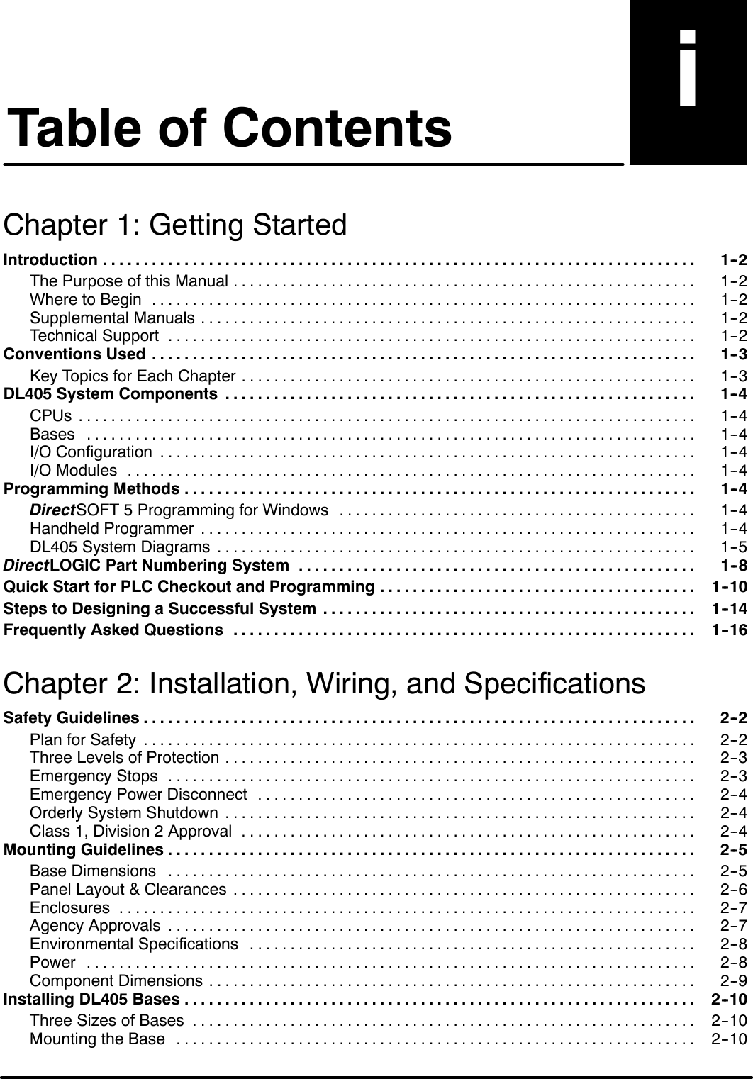 _new Table Of Contents