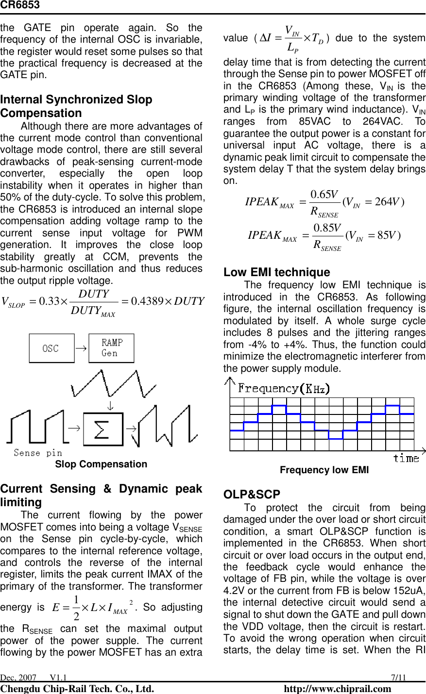 CR6853 Datasheet. Www.s manuals.com. Chip rail