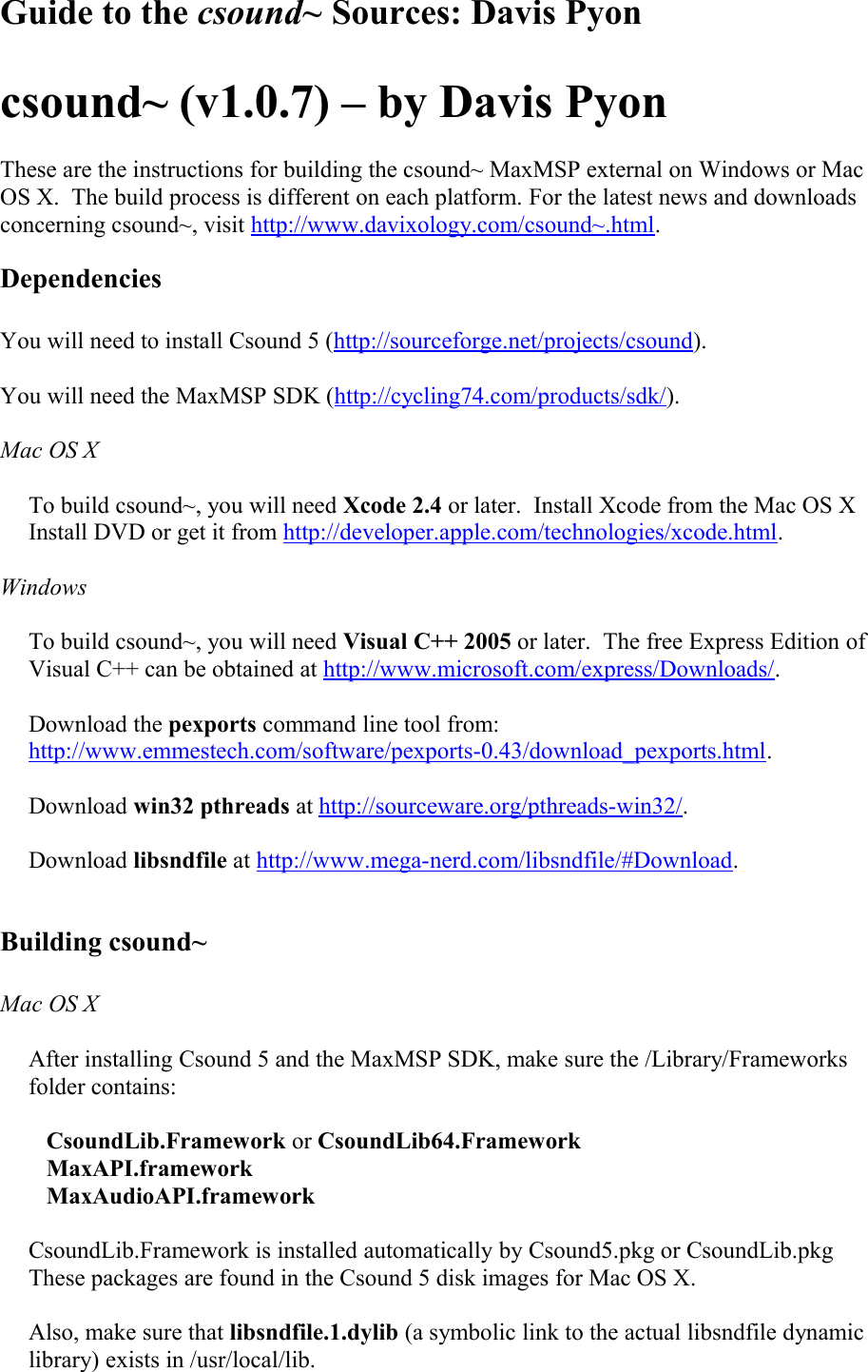 Guide To Introduction Digital Signals Examples Csound~examples