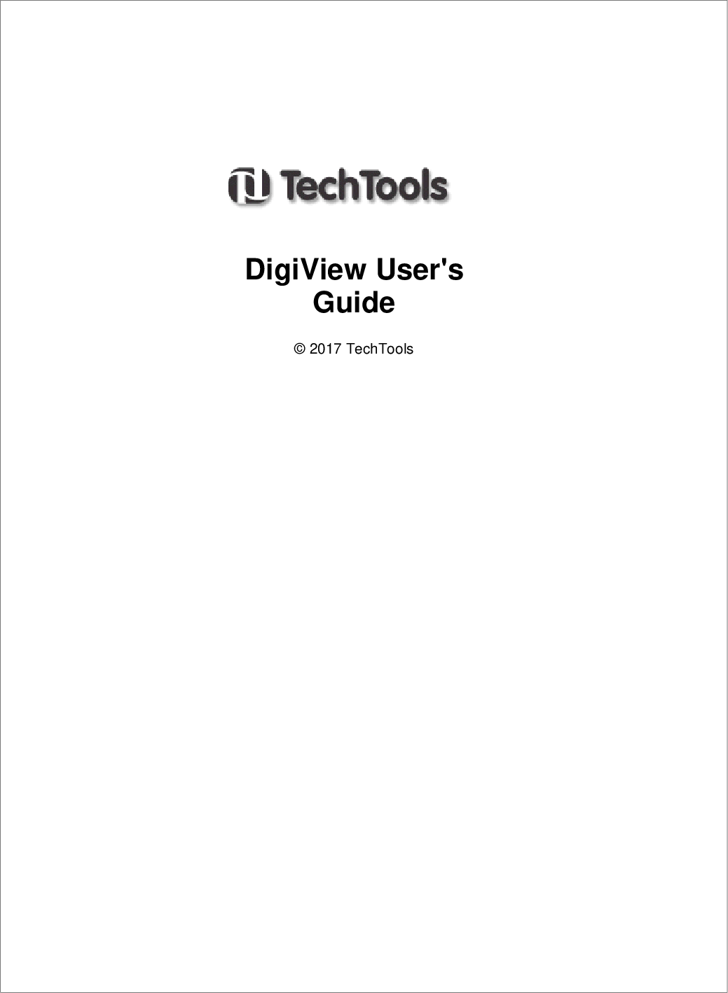 DigiView User's Guide Dv Usersguide