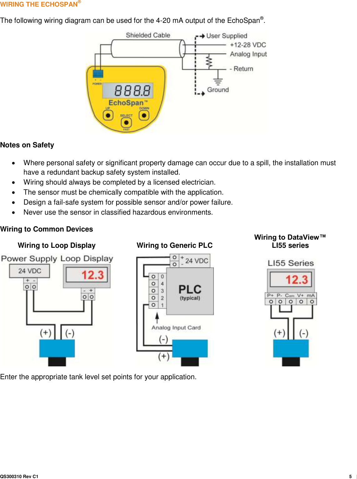 FEATURE Echo Span LU80 Quick Start Guide Echospan Qsg