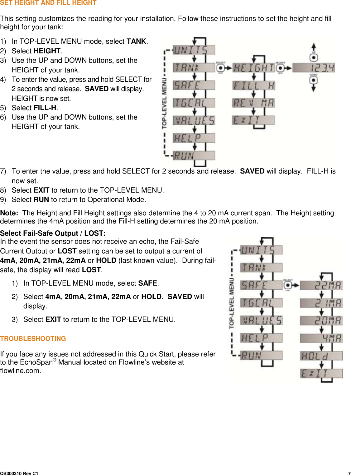 FEATURE Echo Span LU80 Quick Start Guide Echospan Qsg