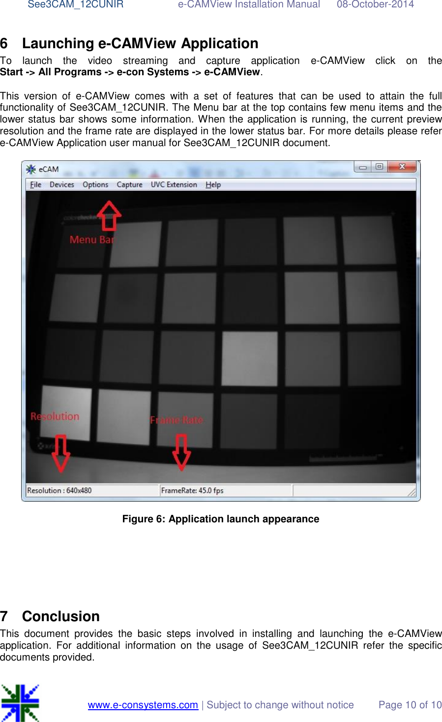 E CAMView Installation Manual For See3CAM_10CUG_1_3 con See3CAM 12CUNIR ...