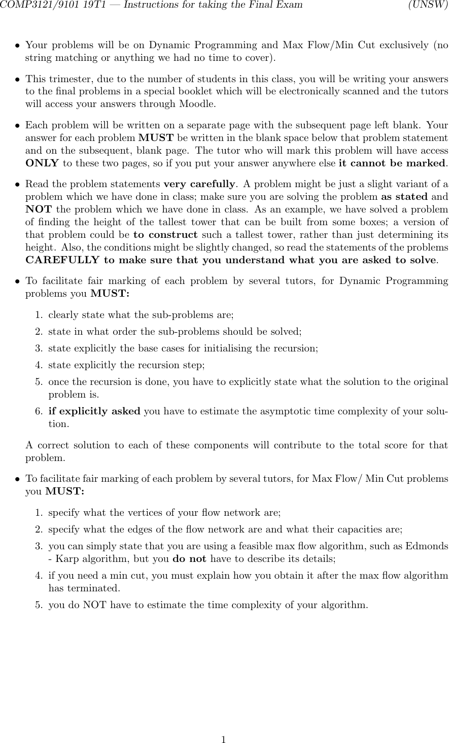 Instructions