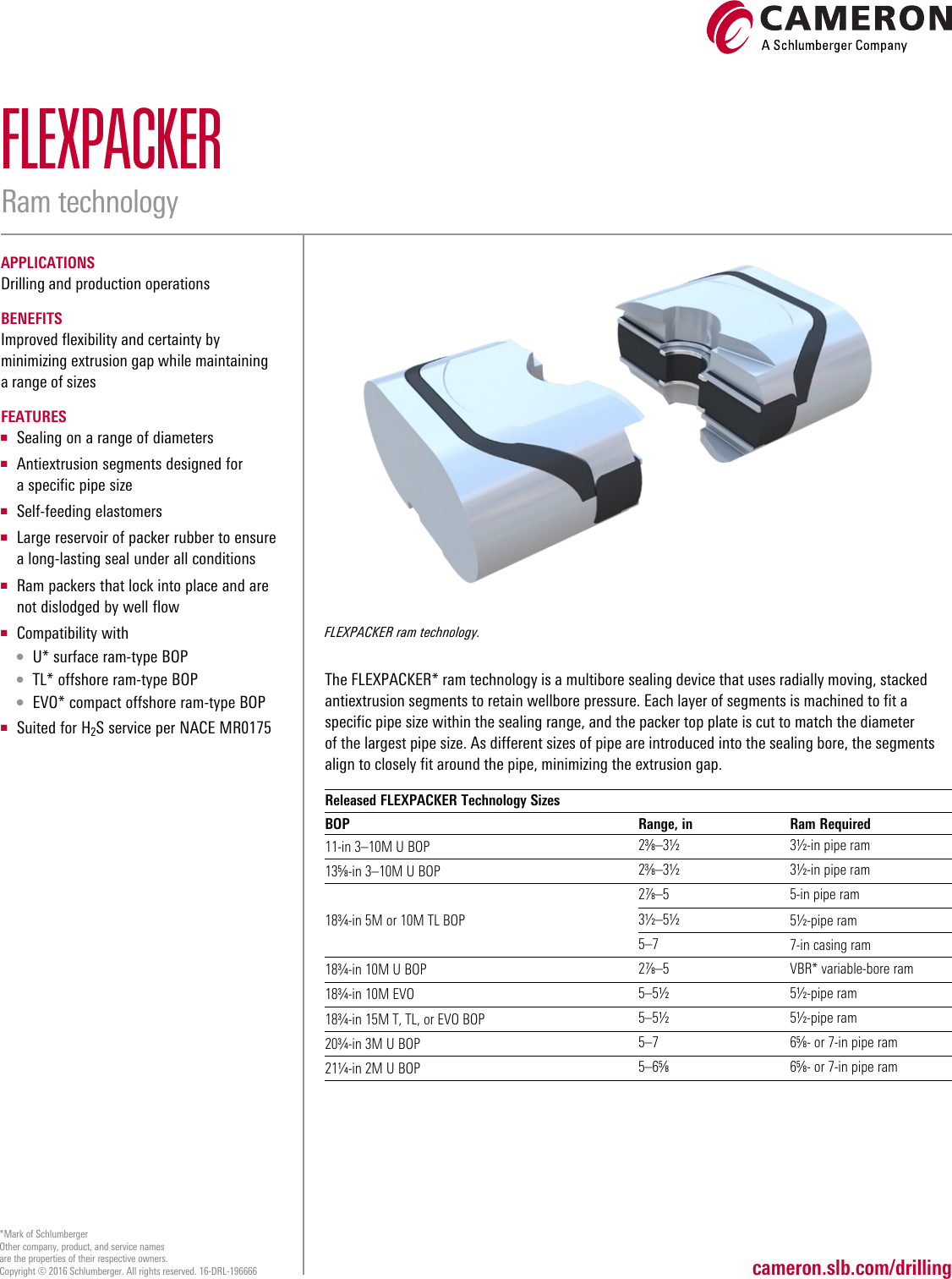 FLEXPACKER product sheet