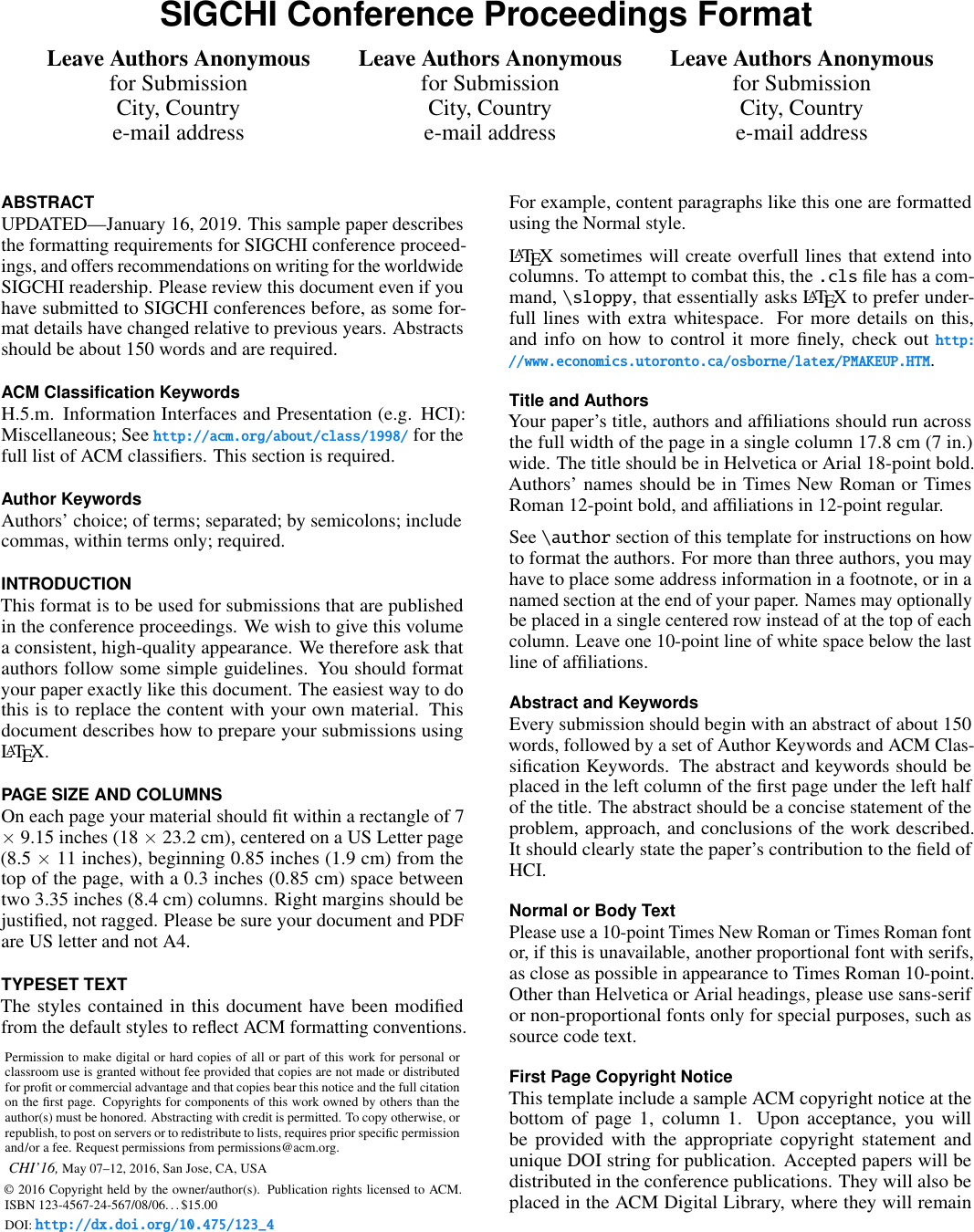 Alt n Piston Geri D n m Acm Conference Latex Template Karton Kapakl 
