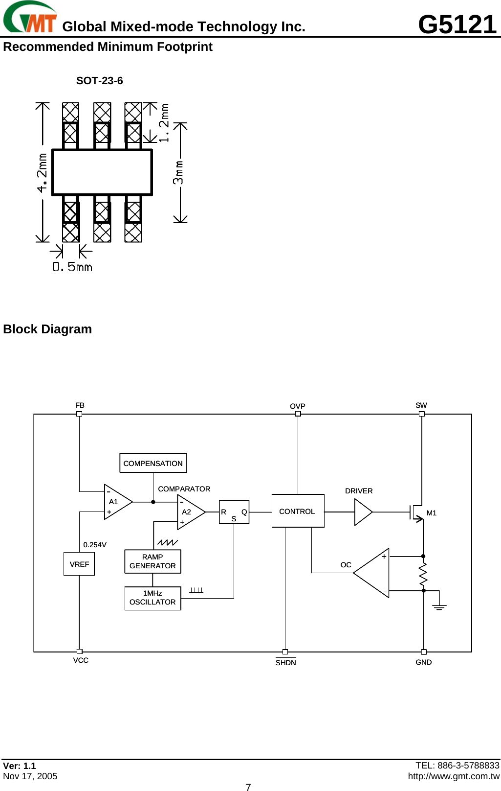 G5121 Datasheet. Www.s manuals.com. R1.1 Gmt