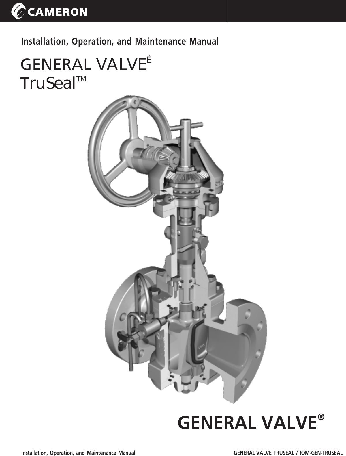 (WEB)General TruSeal IOM GENERAL VALVE Tru Seal