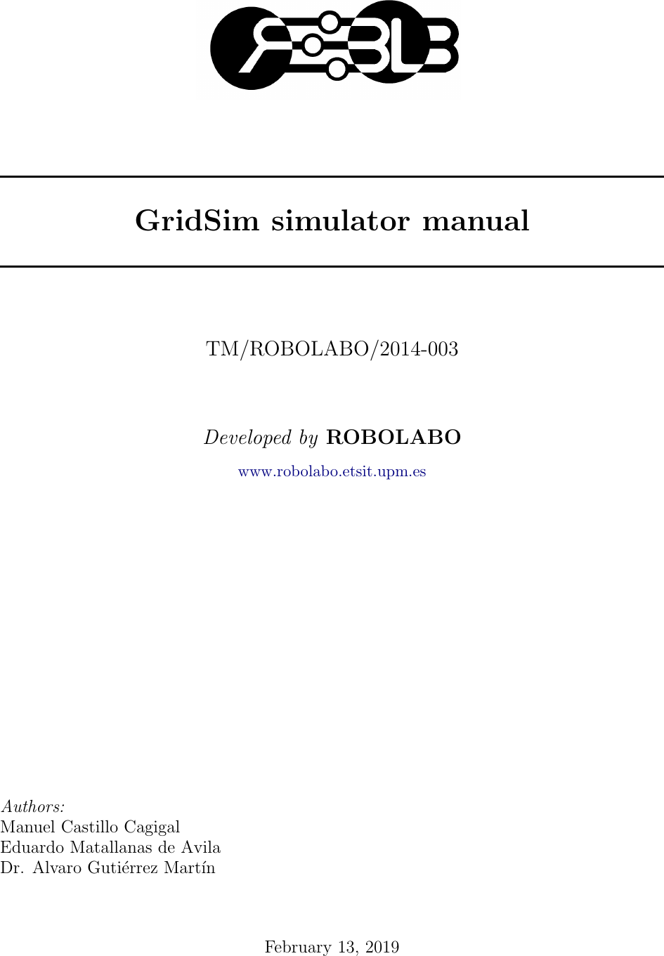 Gridsim Manual