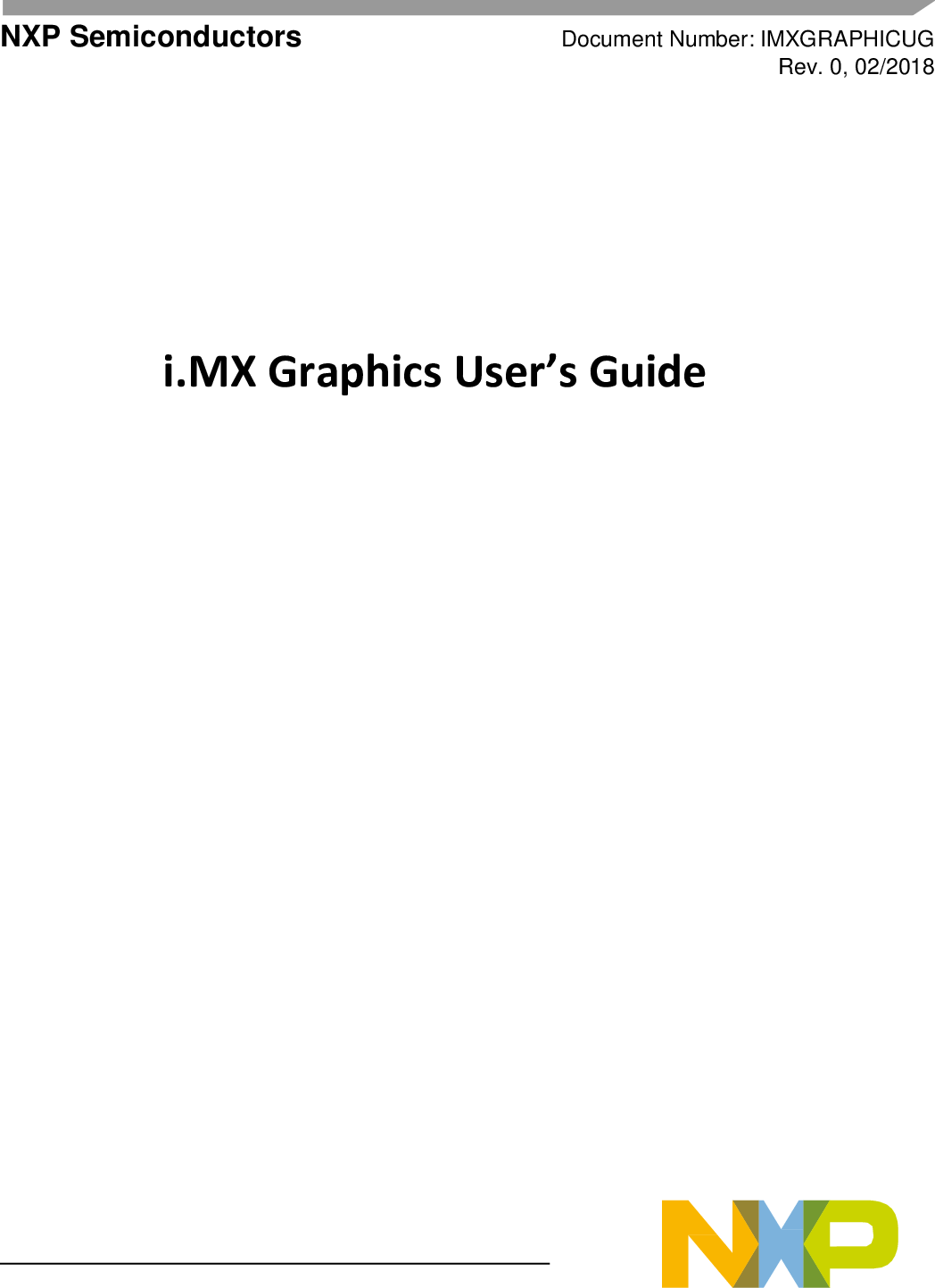 I.MX Graphics User’s Guide User's