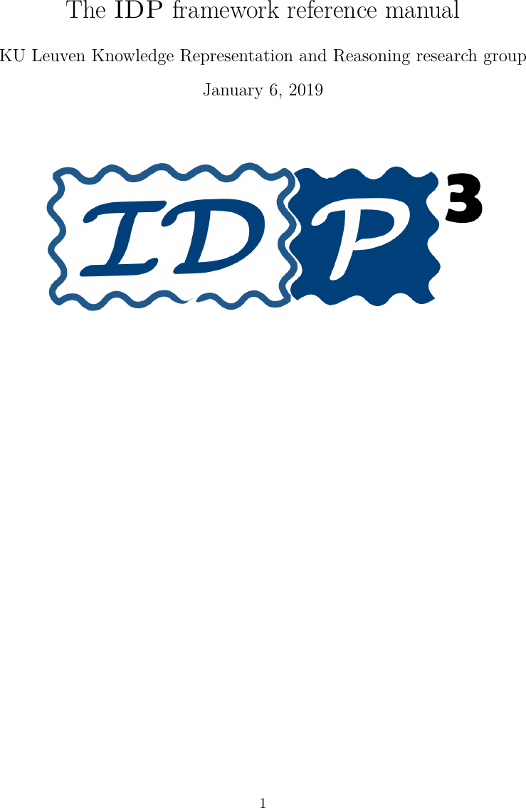 Idp manual