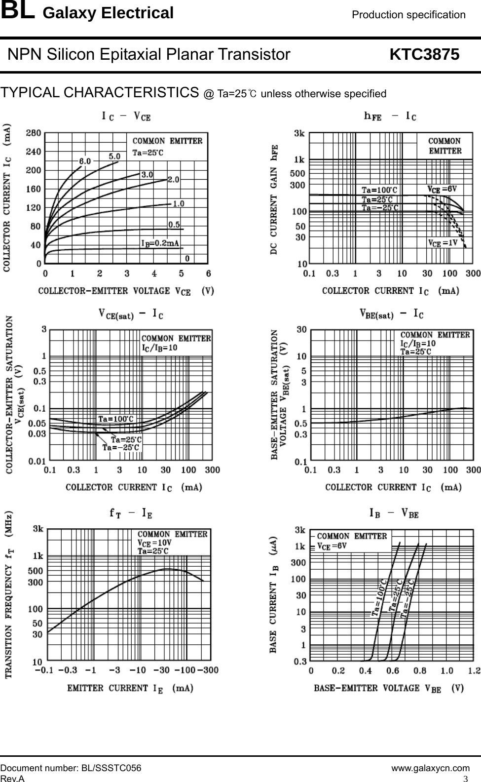KTC3875 Datasheet. Www.s manuals.com. Galaxy
