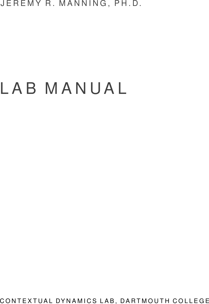 Lab Manual