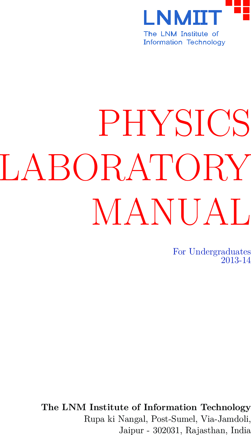 Lab manual