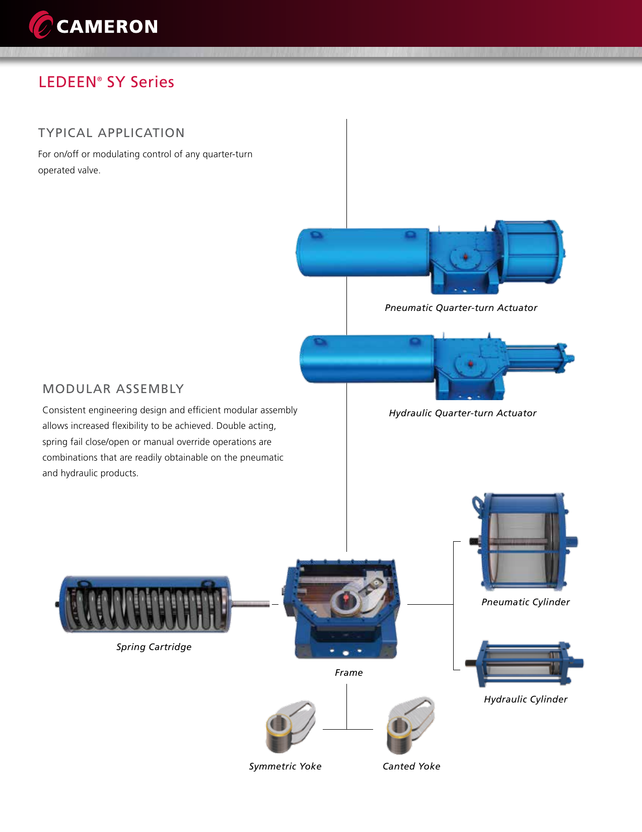 LEDEEN SY Series Pneumatic & Hydraulic Actuators Brochure
