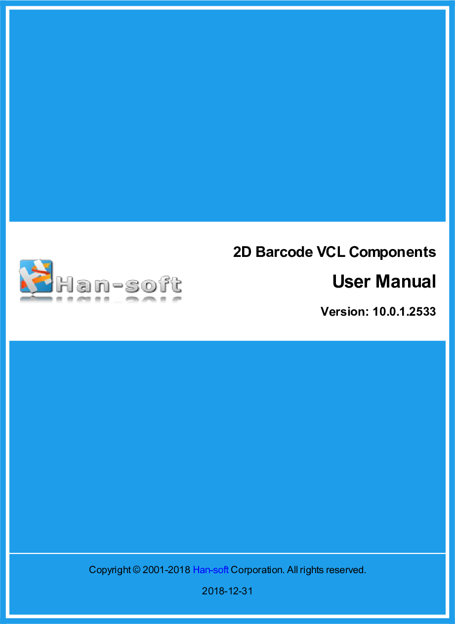 2D Barcode VCL Components User Manual