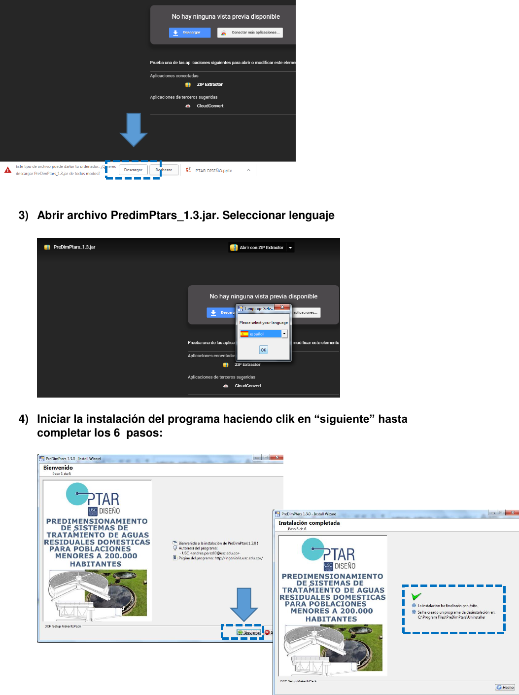 Manual De Descarga PTAR Diseño