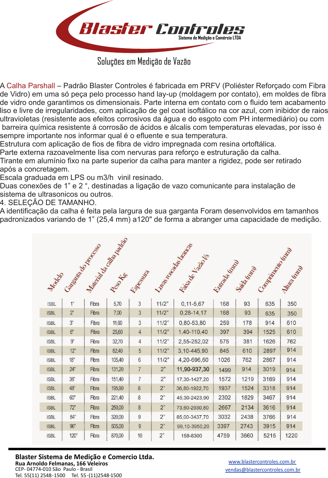 Manual De Montagem ISBL calha parshall