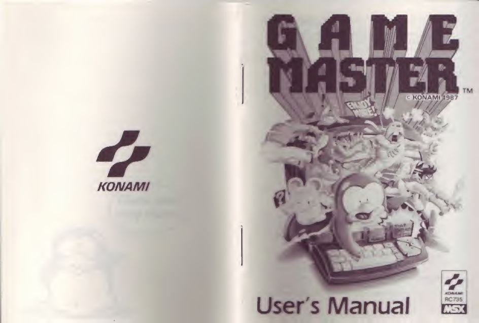 Konami Game Master Manual (GB) gamemaster1 Text
