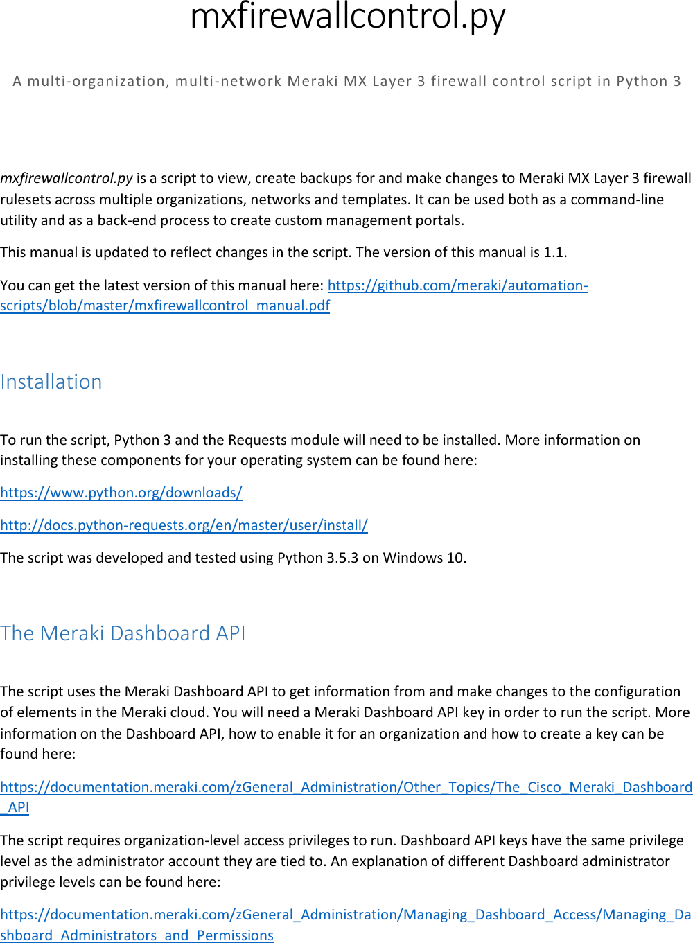 meraki dashboard user guide