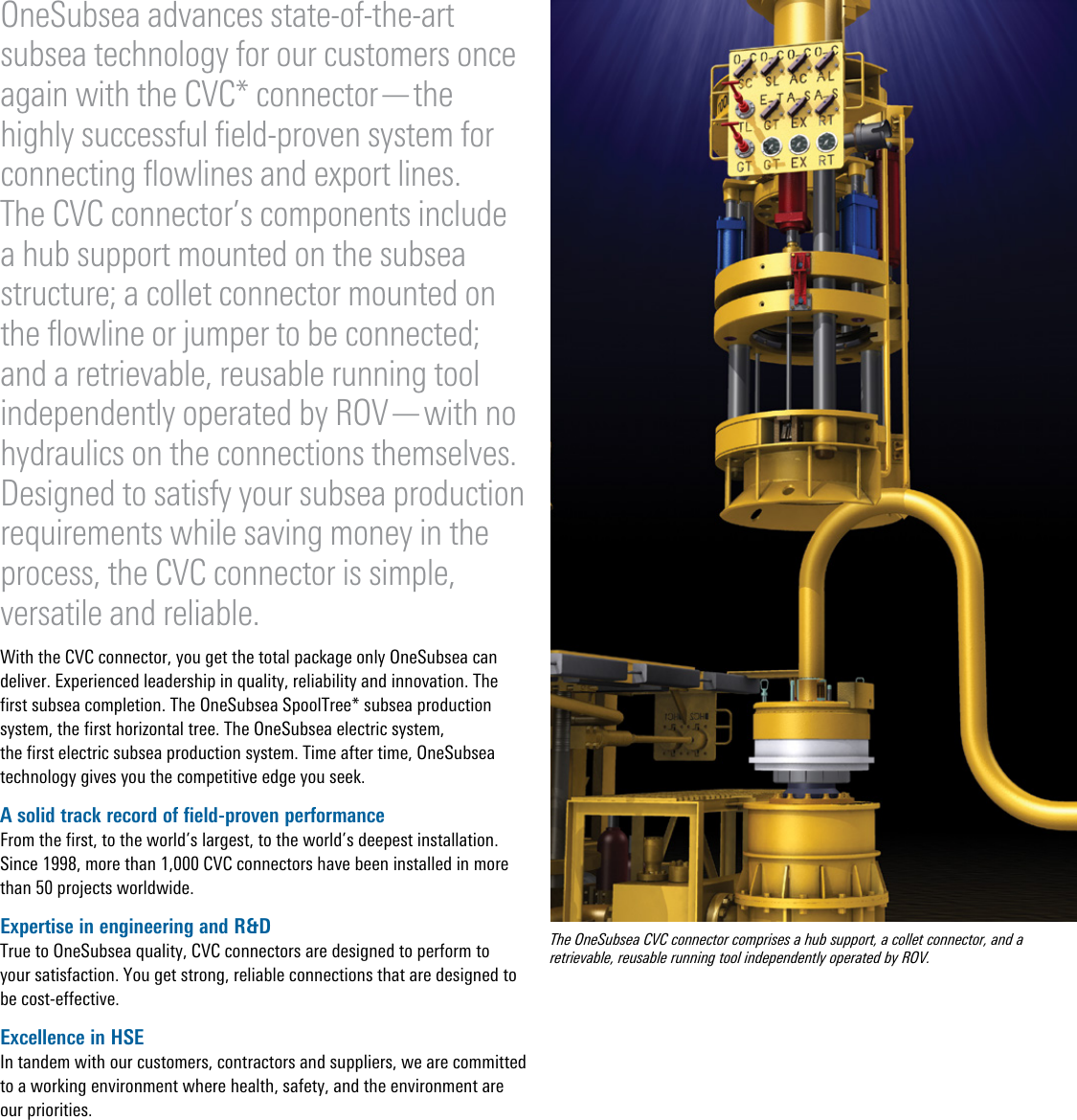 CVC Flowline Connector Oss brochure