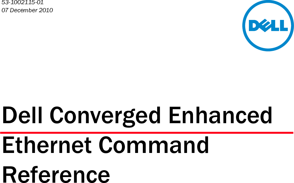 Dell M8428 k Converged Enhanced Ethernet Command Reference Poweredge m1000e Service Manual En us
