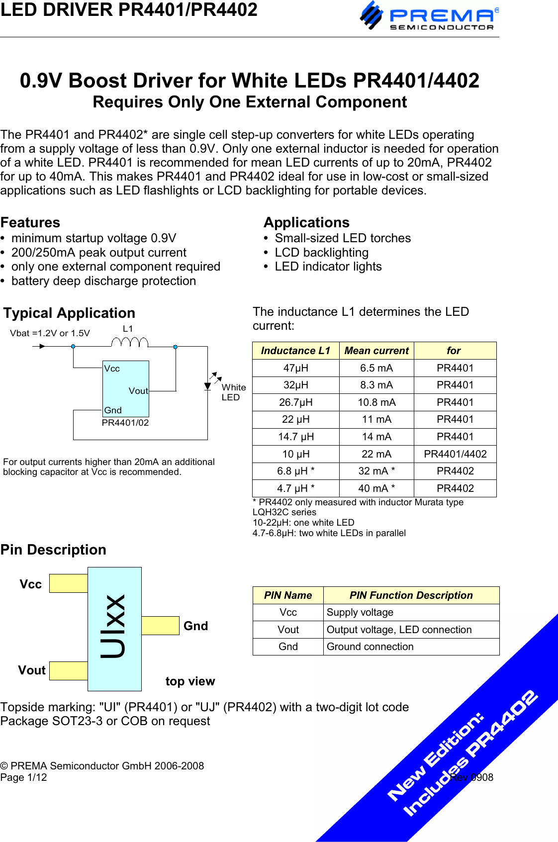 PR4401, PR4402 Datasheet. Www.s manuals.com. Pr4401 Prema