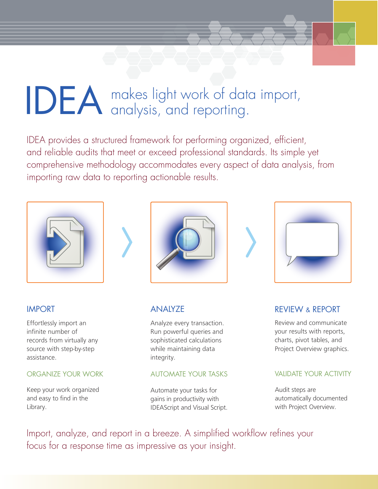 IDEA Version Nine Product Profile