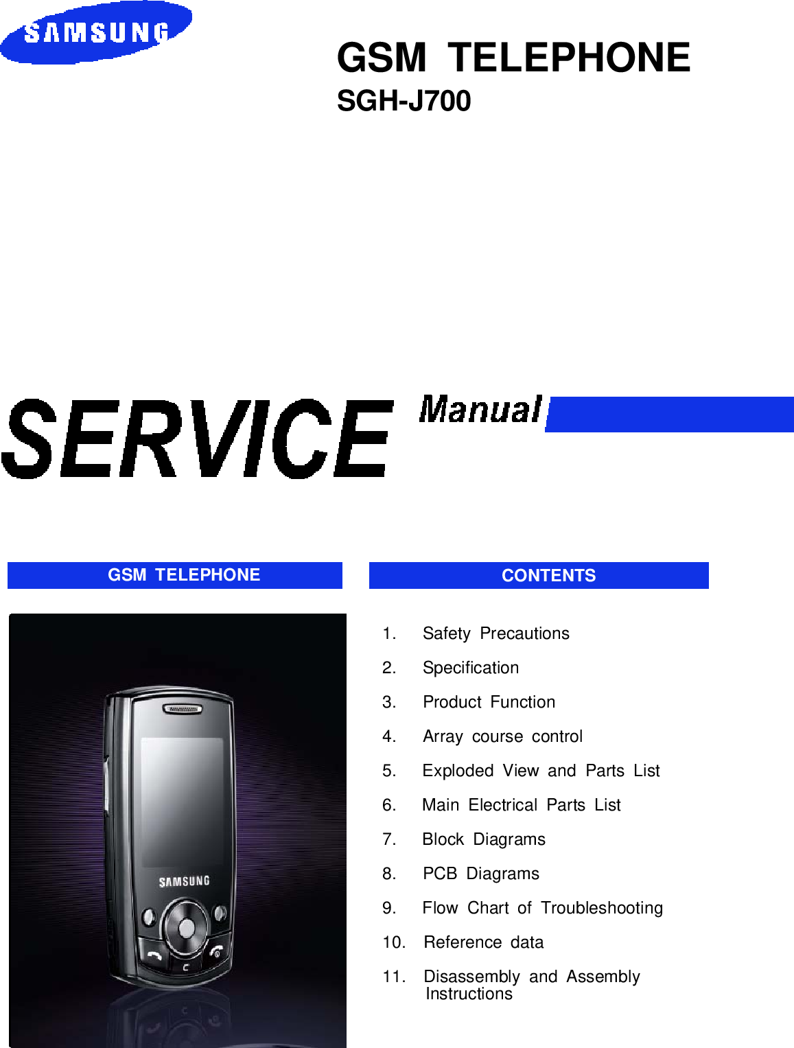 Samsung SGH J700 Service Manual. Www.s manuals.com. Manual R1.0