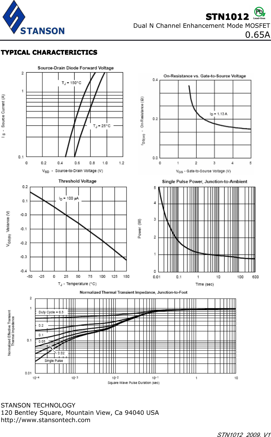 STN1012 Datasheet. Www.s manuals.com. Stanson