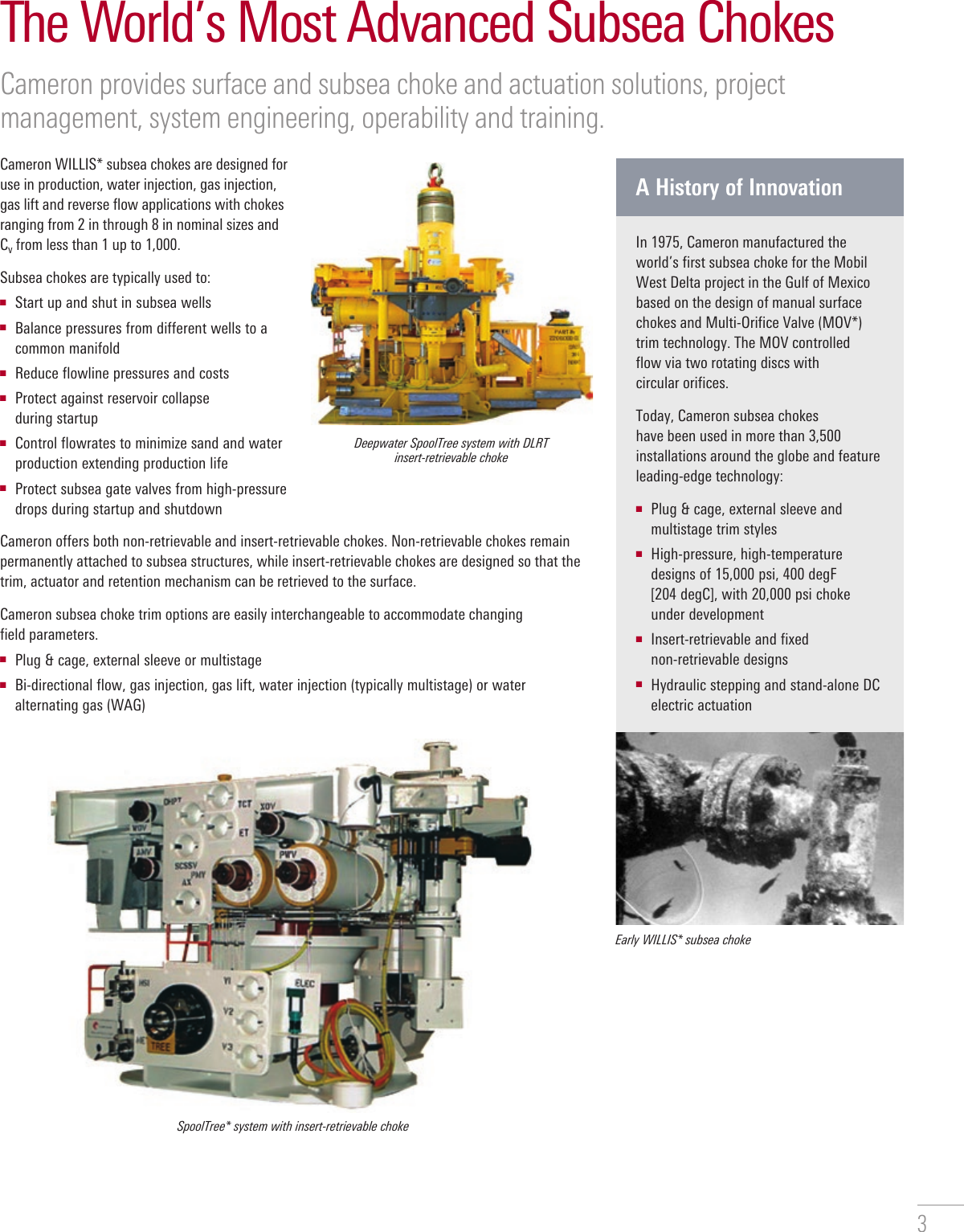 Subsea Chokes brochure