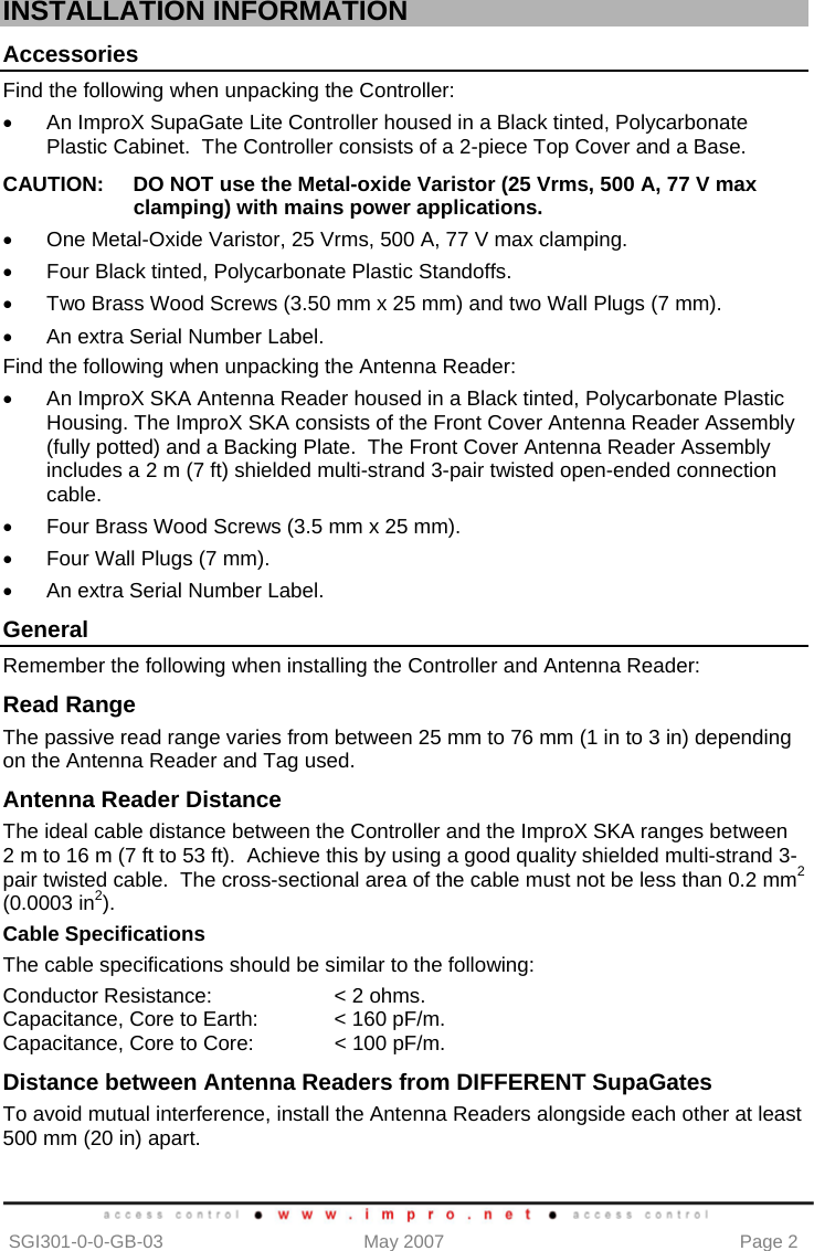 ImproX SupaGate Lite Controller