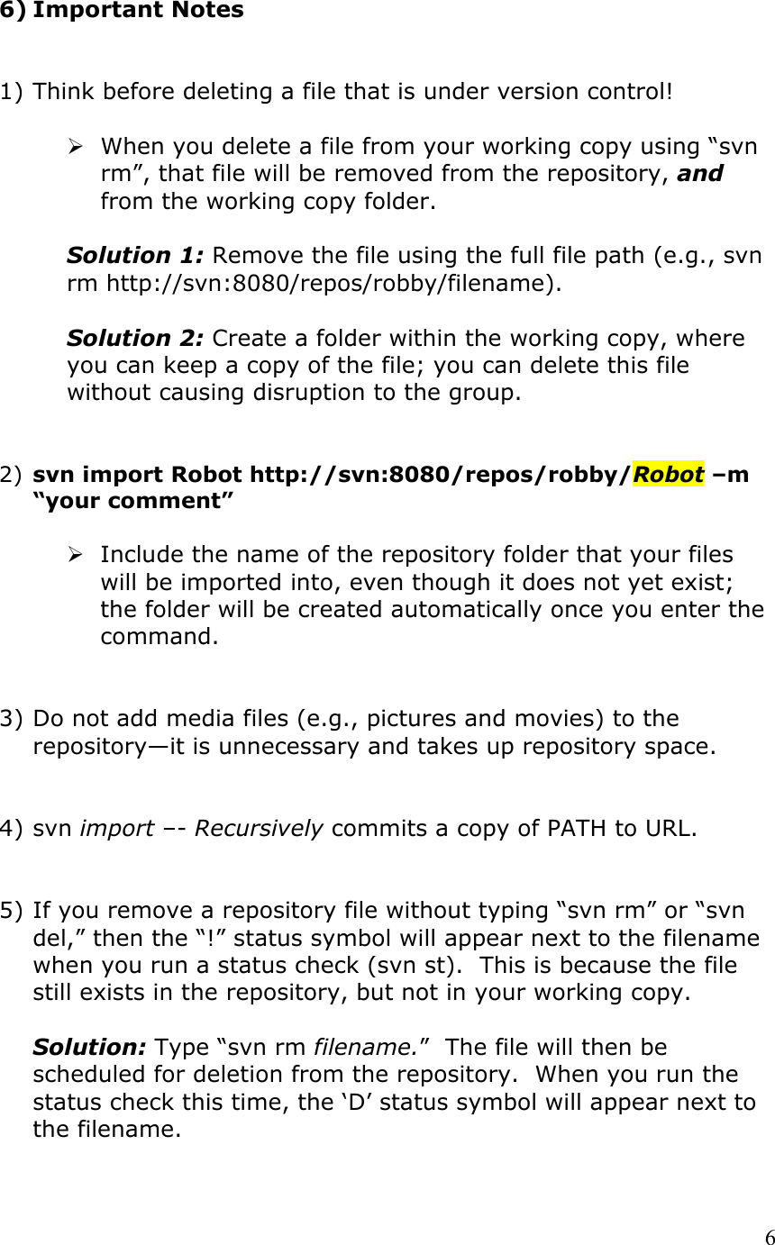 Svn_starters_guide Svn Starters Guide