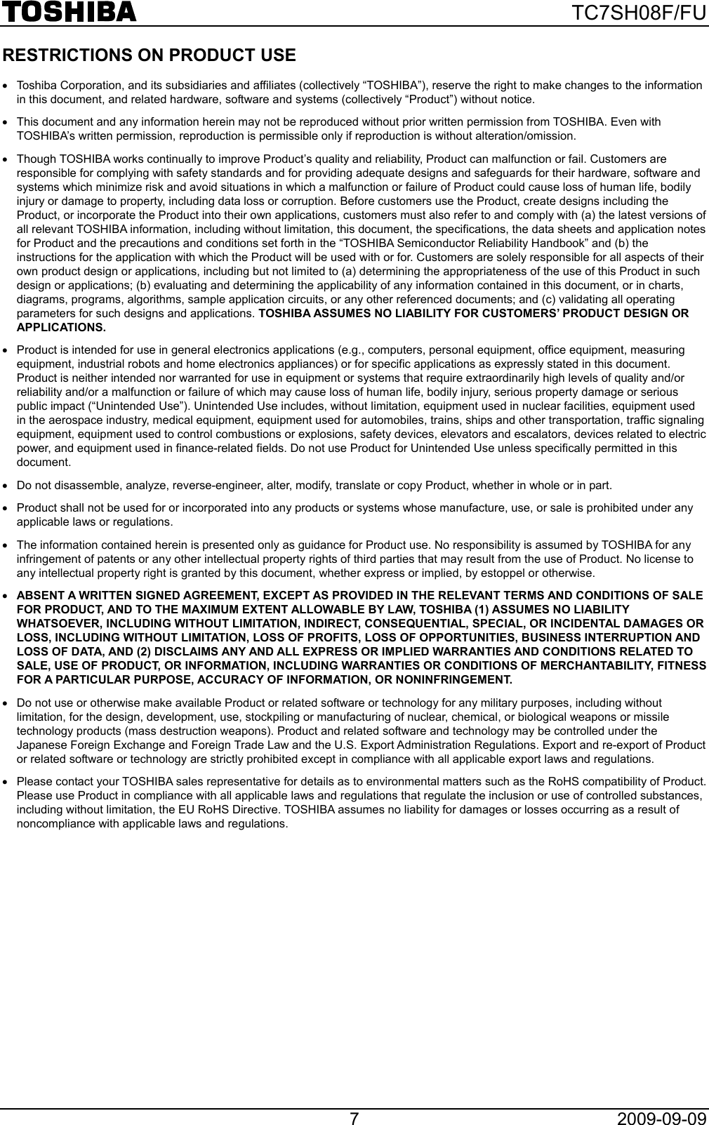 TC7WH32F, TC7WH32FU Datasheet. Www.s manuals.com. Tc7sh08f, Tc7sh08fu ...